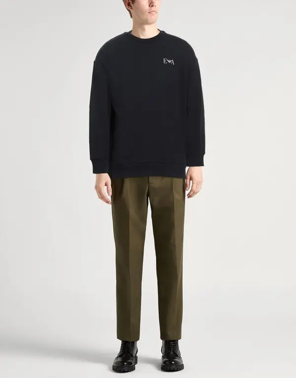 Emporio Armani Cotton-elastane Sweatshirt - Blue
