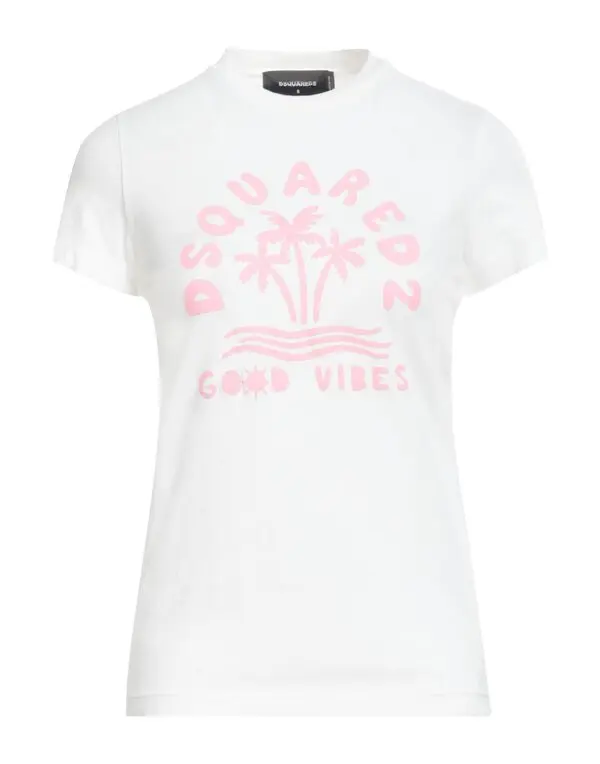 Dsquared2 Printed Jersey T-shirt - Ivory
