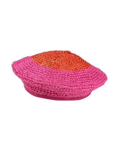 Emporio Armani Raffia Beret - Pink