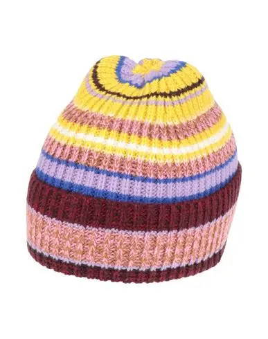 Kenzo Striped Wool Beanie - Yellow