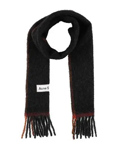 Acne Studios Scarf Alpaca Wool, Wool, Nylon, Mohair Wool - Black