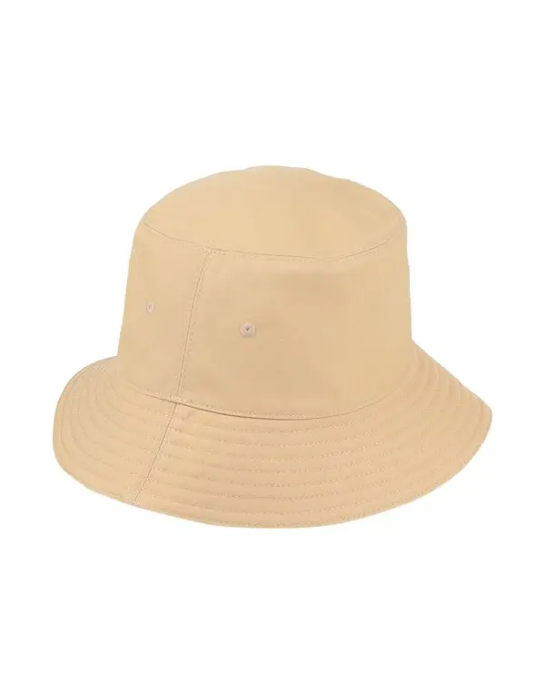 Burberry Twill Bucket Hat With Embroidered Logo In Beige  display picture 1
