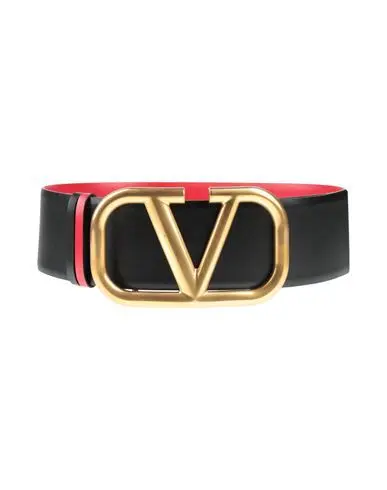 Valentino Garavani Leather Corset Belt - Black