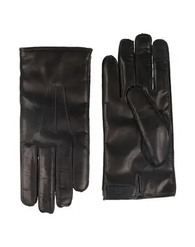 Dunhill Lambskin Leather Gloves - Black