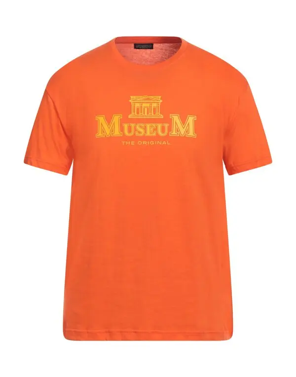 MUSEUM T-shirt Size Cotton - Orange