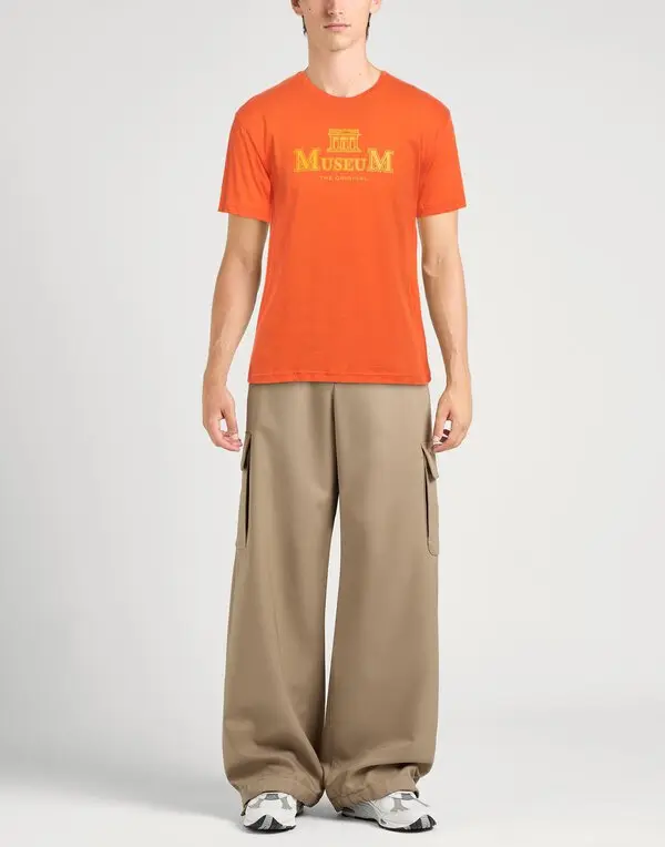 MUSEUM T-shirt Size Cotton - Orange