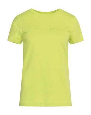Armani Exchange T-shirt With Embroidered Logo - Lime Green