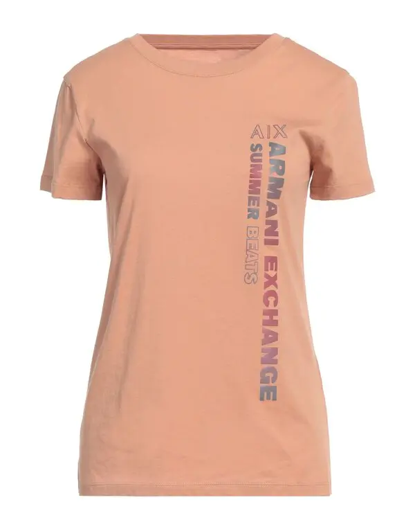Armani Exchange Logo-print T-shirt - Pink