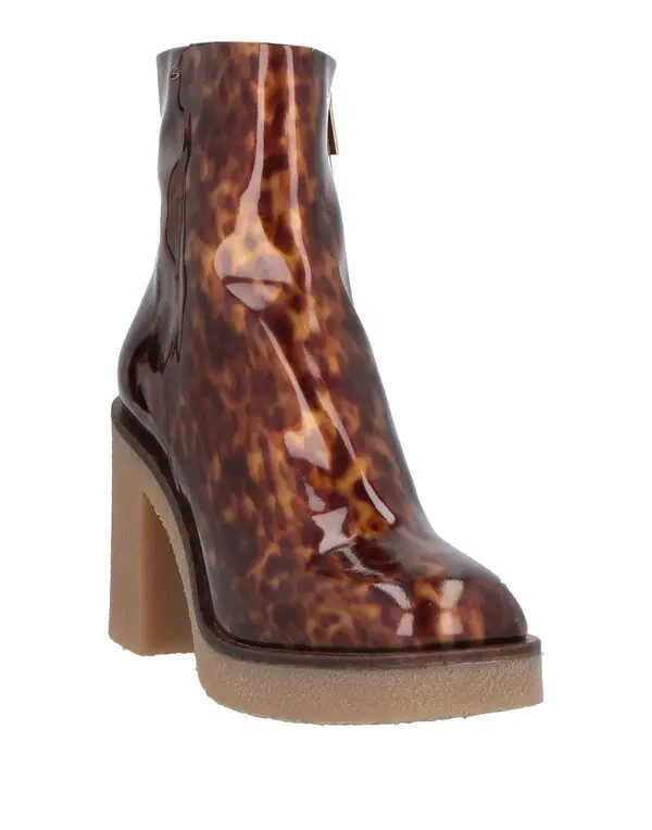 Santoni Leopard-print Leather Ankle Boots