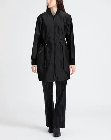 MOORER Overcoat With Knitted Trims