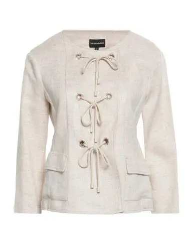 Emporio Armani Jacket In Linen And Viscose