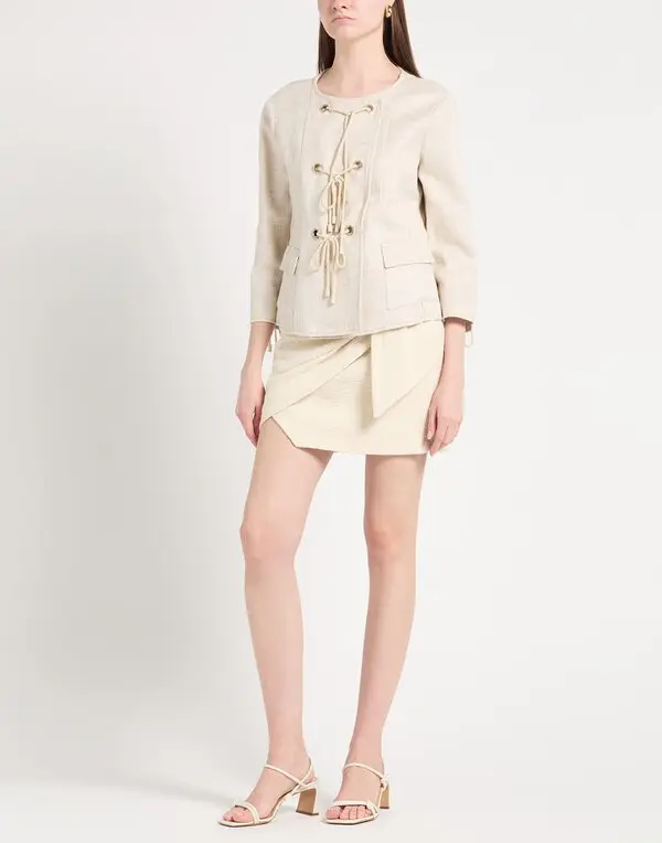Emporio Armani Jacket In Linen And Viscose