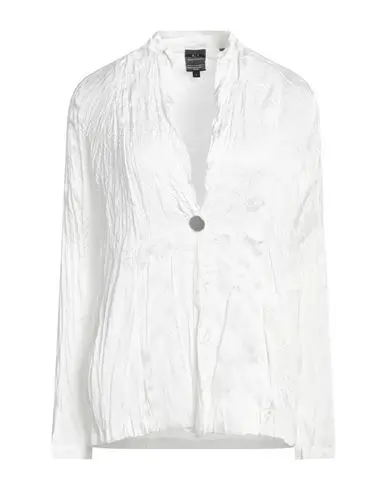 Armani Exchange Single-breasted Blazer - White