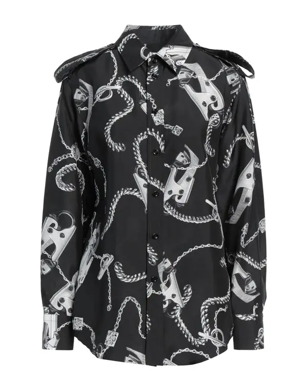 Burberry Silk Shirt - Black