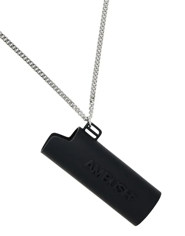 AMBUSH Pendant Necklace - Black