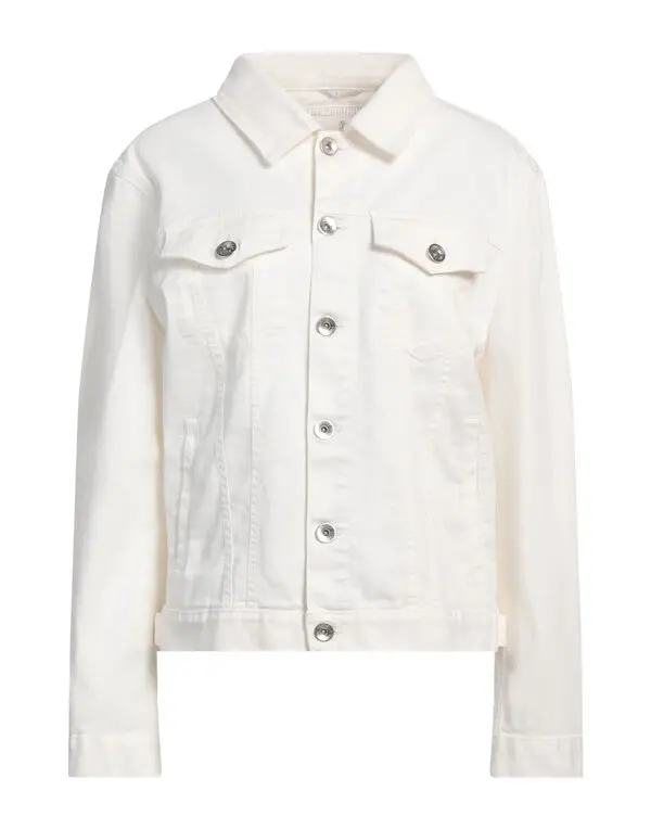Brunello Cucinelli Denim Trucker Jacket - White