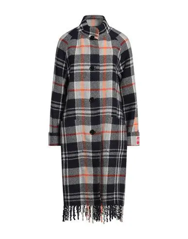 Kenzo Tartan Tweed Coat