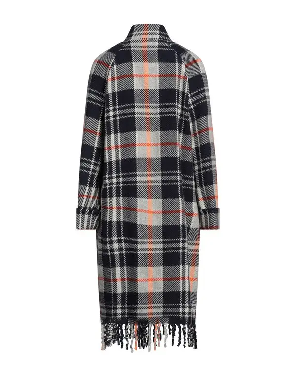 Kenzo Tartan Tweed Coat