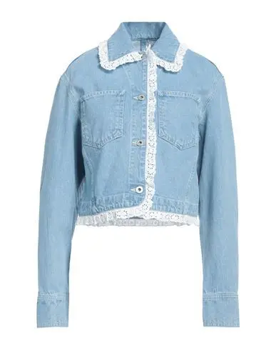 Kenzo Denim Jacket With Lace Trims