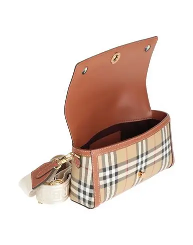 Burberry Handbag Sand Polyurethane, Polyester, Cotton