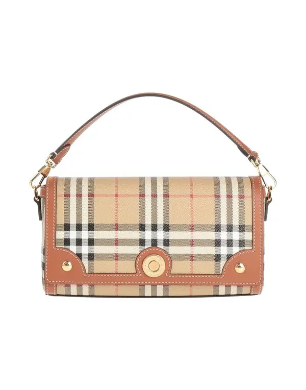 Burberry Handbag Sand Polyurethane, Polyester, Cotton