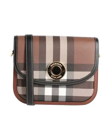 Burberry Leather Flap Crossbody Bag