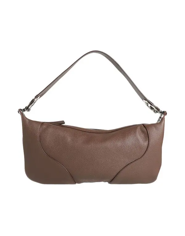 By Far Handbag In Calfskin - Brown
