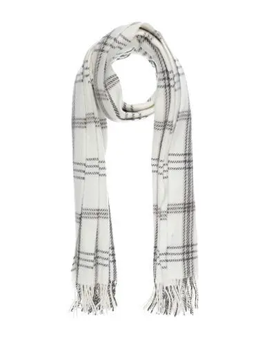 MOORER Scarf Cream Virgin Wool, Polyamide - White