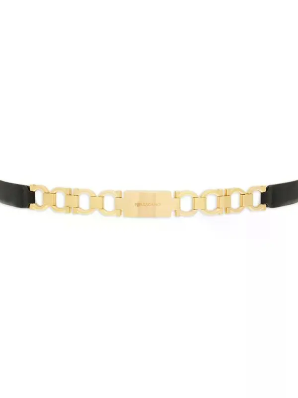 FERRAGAMO Gancini Extendable Bijoux Belt - Black
