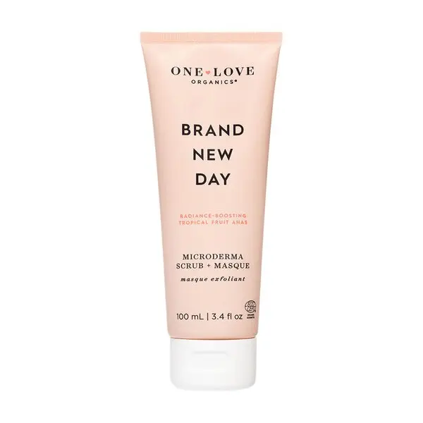 ONE LOVE ORGANICS Brand New Day Microderma Scrub + Masque 3.4 Fl Oz - One-color
