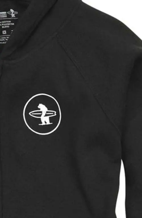 EVERYDAY CALIFORNIA Mini Zip-up Hoodie - Black