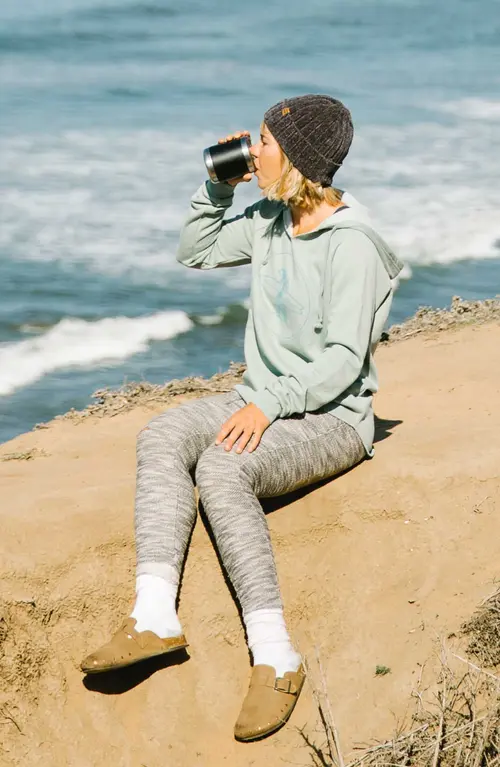 EVERYDAY CALIFORNIA Torrey Pines Hoodie - Sage