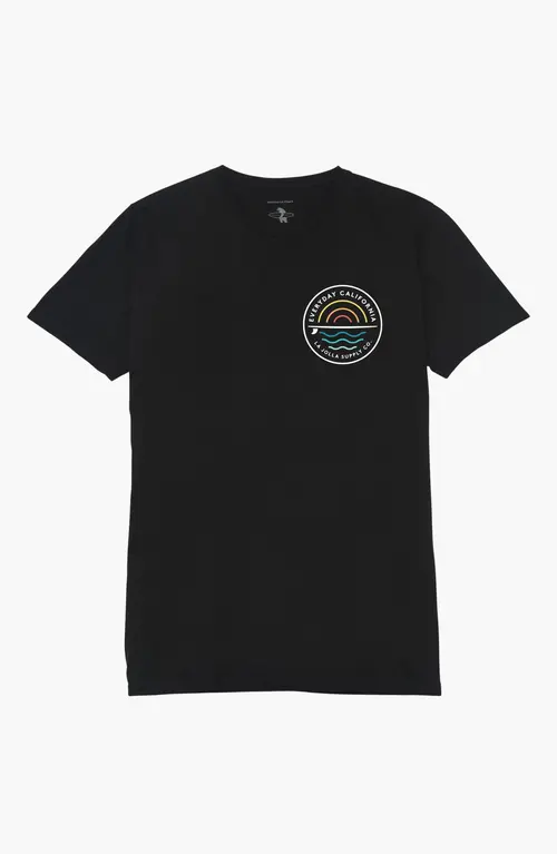 EVERYDAY CALIFORNIA Cabrillo Tee Shirt - Black / Multicolor