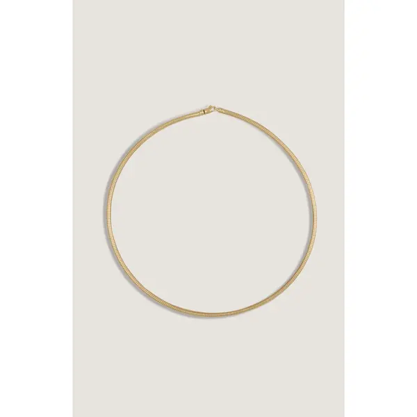 KINN Heirloom Curved Chain Necklace - Gold