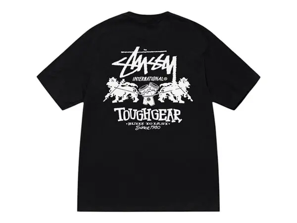 StÜssy Tough Gear International Tee Shirt - Black