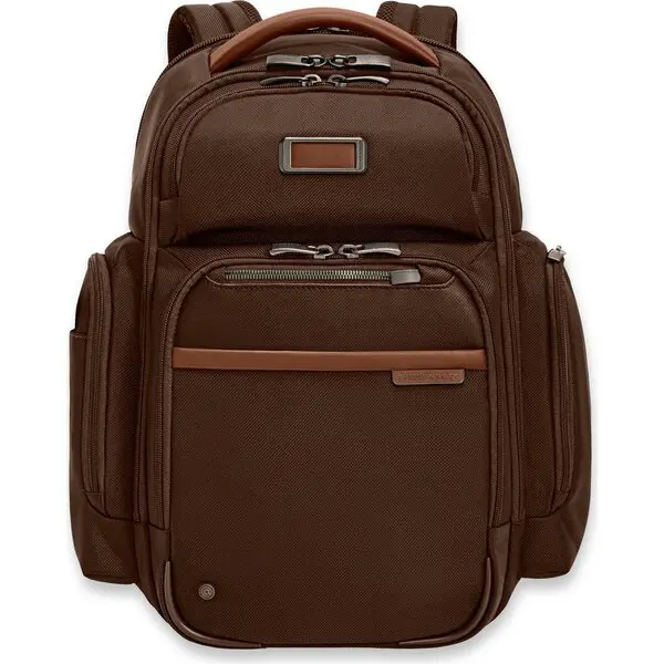 Briggs & Riley Work Large Cargo Backpack - Chocolate