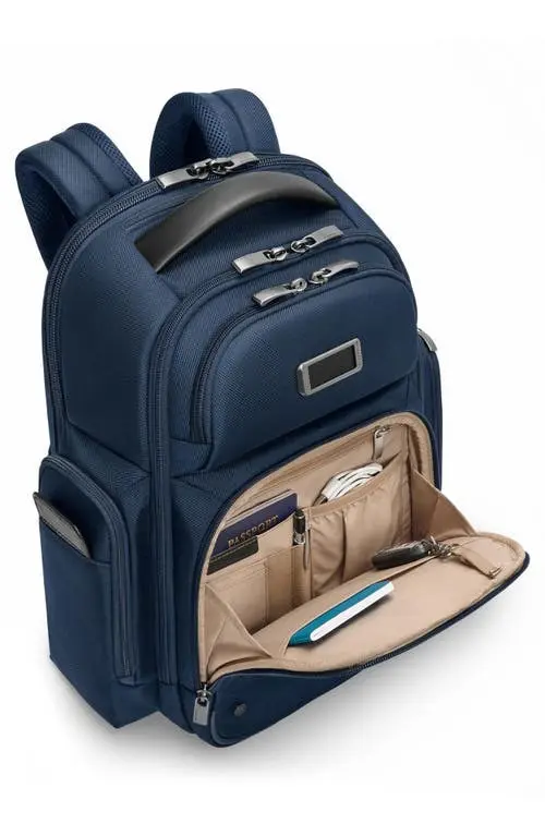Briggs & Riley Medium Work Cargo Backpack - Navy