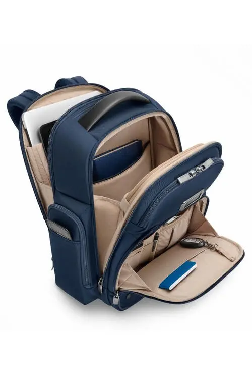 Briggs & Riley Medium Work Cargo Backpack - Navy