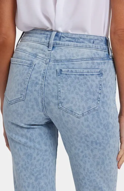 NYDJ Marilyn Leopard Pattern Capri Jeans