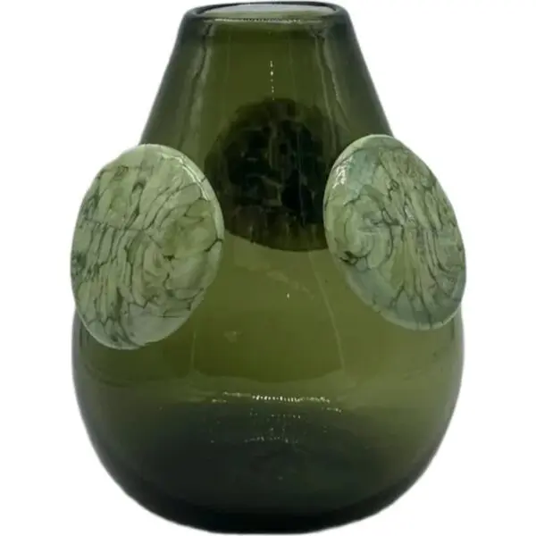 MESO GOODS Ojo De Liebre Vase - Green