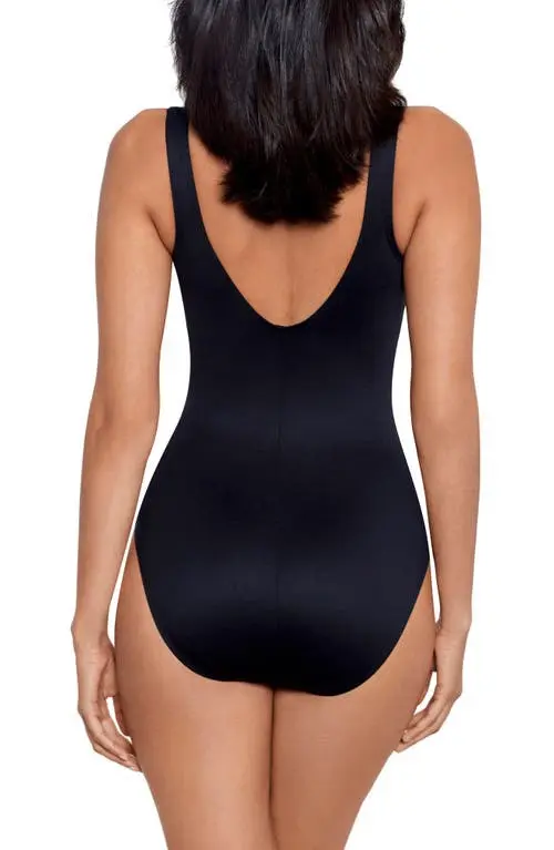 MIRACLESUIT® Avra Twist One-piece Swimsuit - Black