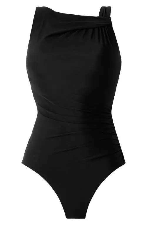 MIRACLESUIT® Avra Twist One-piece Swimsuit - Black