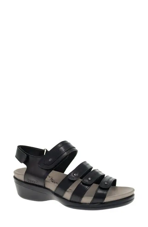 PROPET Ainsley Wedge Sandals - Black