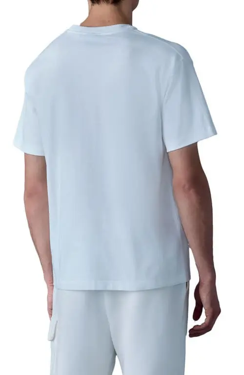 Mackage Tee-r Silicone Logo Organic Cotton T-shirt - White