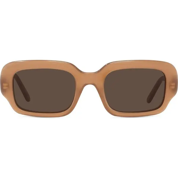 Loewe 51mm Rectangular Sunglasses - Dark Brown/ Other / Brown