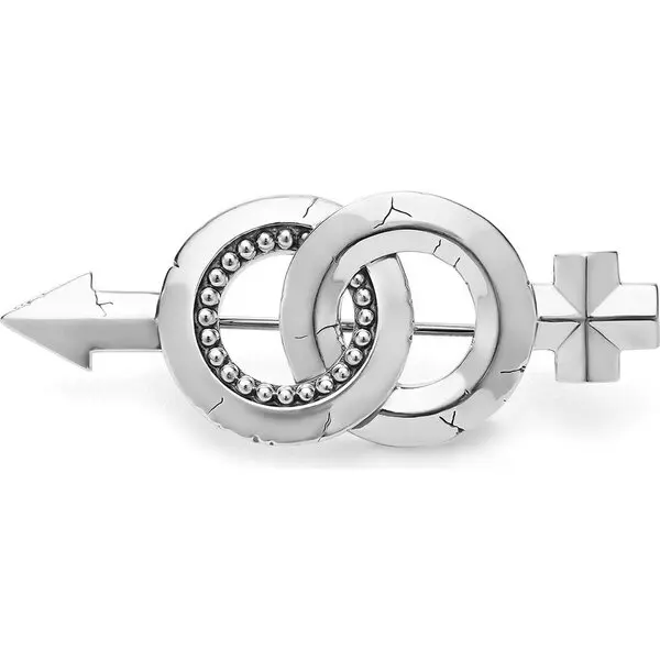 Lagos Sterling Gender Pin - Silver