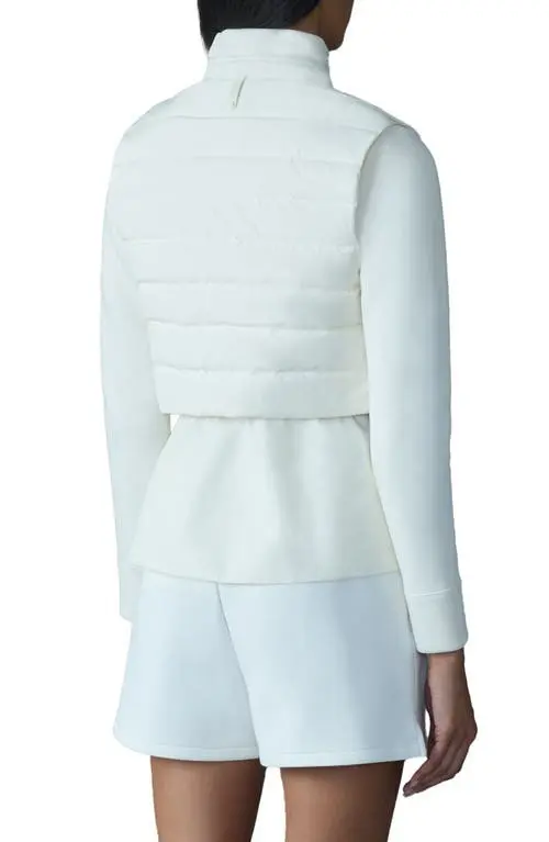 Mackage Priscilla 3-in-1 Hybrid Jacket With Down Vest - Cream