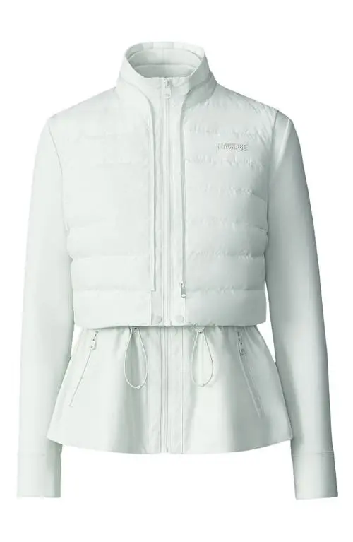 Mackage Priscilla 3-in-1 Hybrid Jacket With Down Vest - Cream