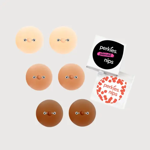 PERKIES Pierced Pierced Nips - Medium Nude