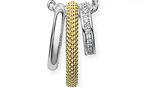 Lagos Caviar Lux Pavé Diamond Pendant Necklace